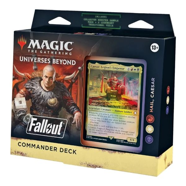 Universes Beyond Fallout Commander Deck (Hail, Caesar) : Magic The ...