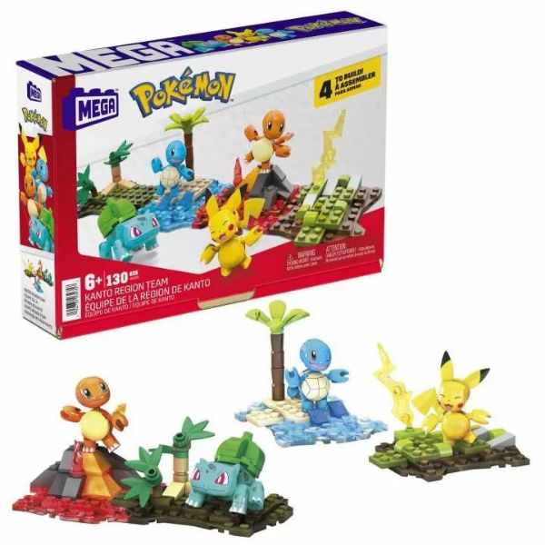 Mega Blocks - Pokemon - Kanto Team | SAME DAY DISPATCH GUARANTEED!